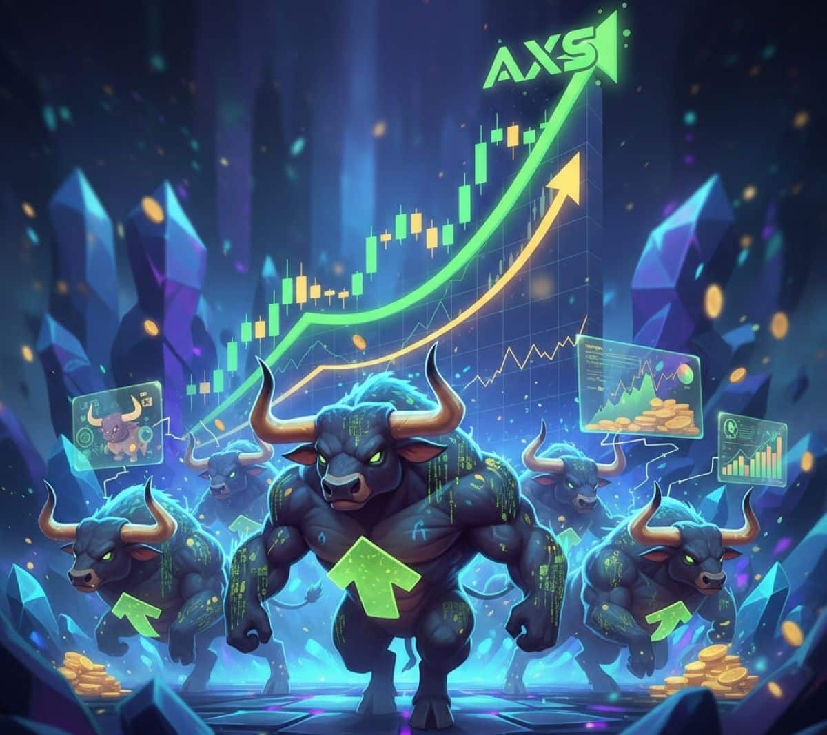 Axie Infinity AXS sobe 120% em 7 dias - Fim dos memes de sapo ...