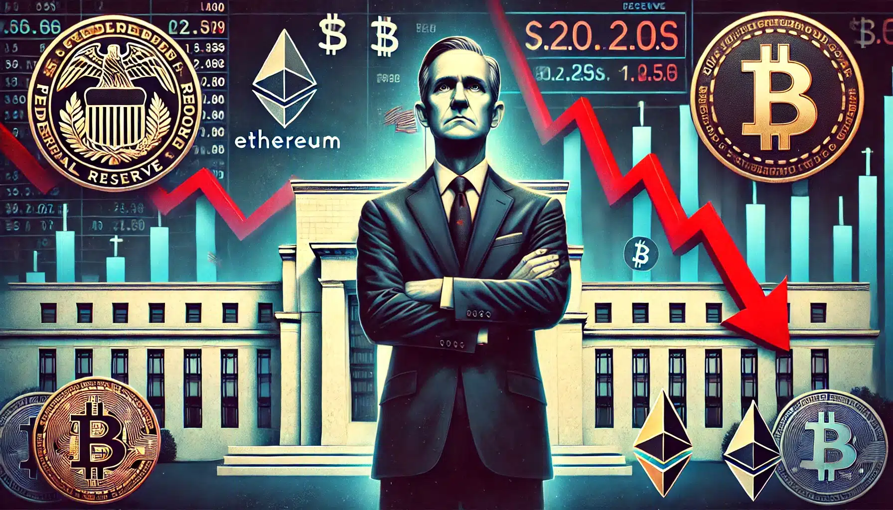 Fed bleibt hartnäckig vorsichtig und der Kryptomarkt spürt es deutlich ...