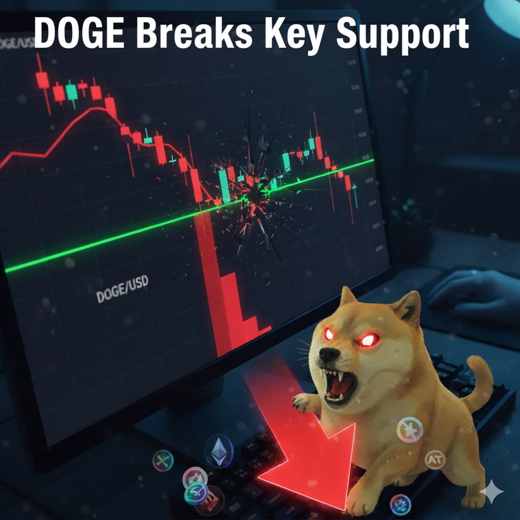 El precio de DOGE rompe un soporte clave: ¿Se ha acabado la carrera de ...