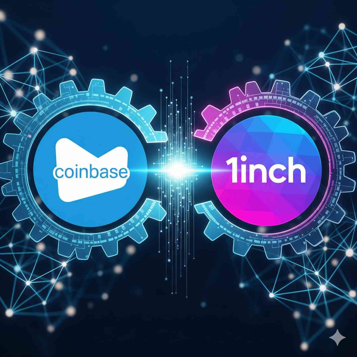 Coinbase integra la API de 1inch Swap mientras COIN y MSTR siguen al alza