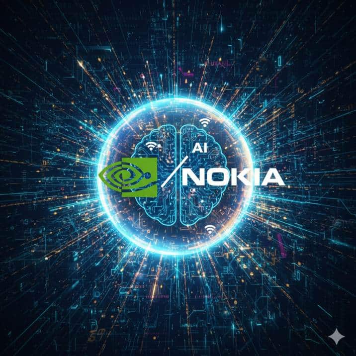 NVIDIA alcanza $5 Trillones de capitalización de mercado y se alía con Nokia para aplicar IA en ...