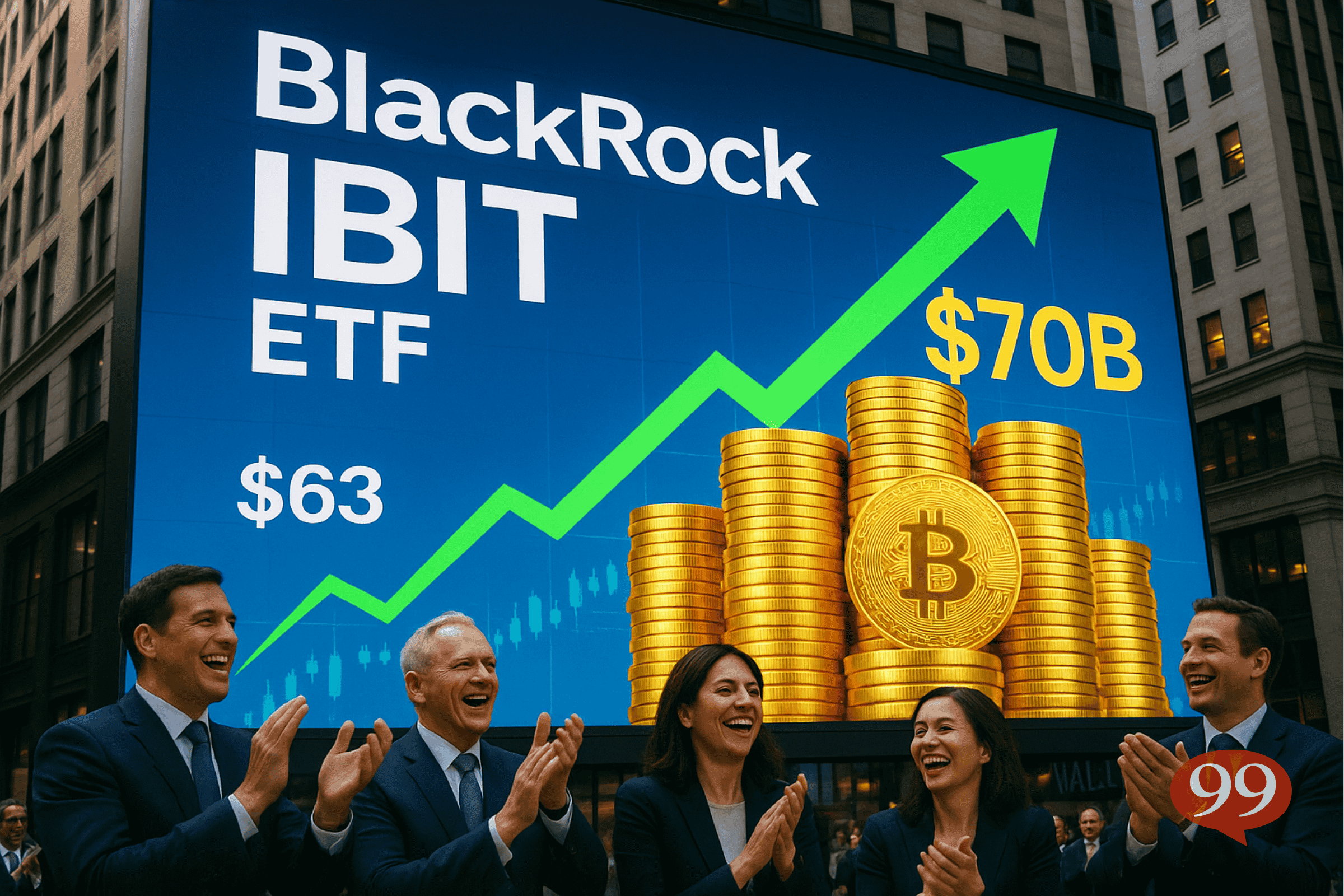 BlackRock IBIT : l’ETF Bitcoin bat tous les records avec une part à 63 dollars