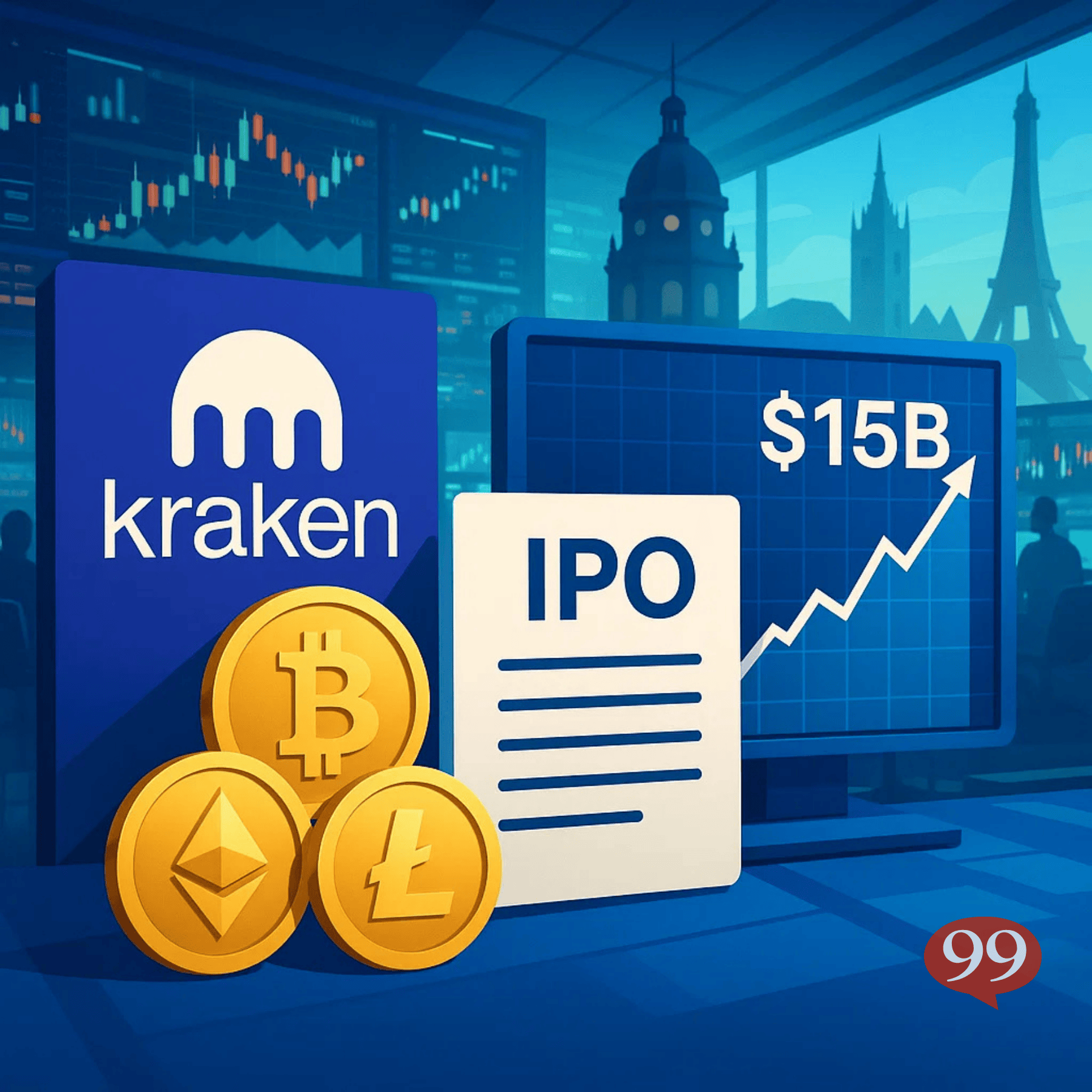 Kraken vise 500M$ avant IPO 2026 – Valorisation crypto, expansion, Europe