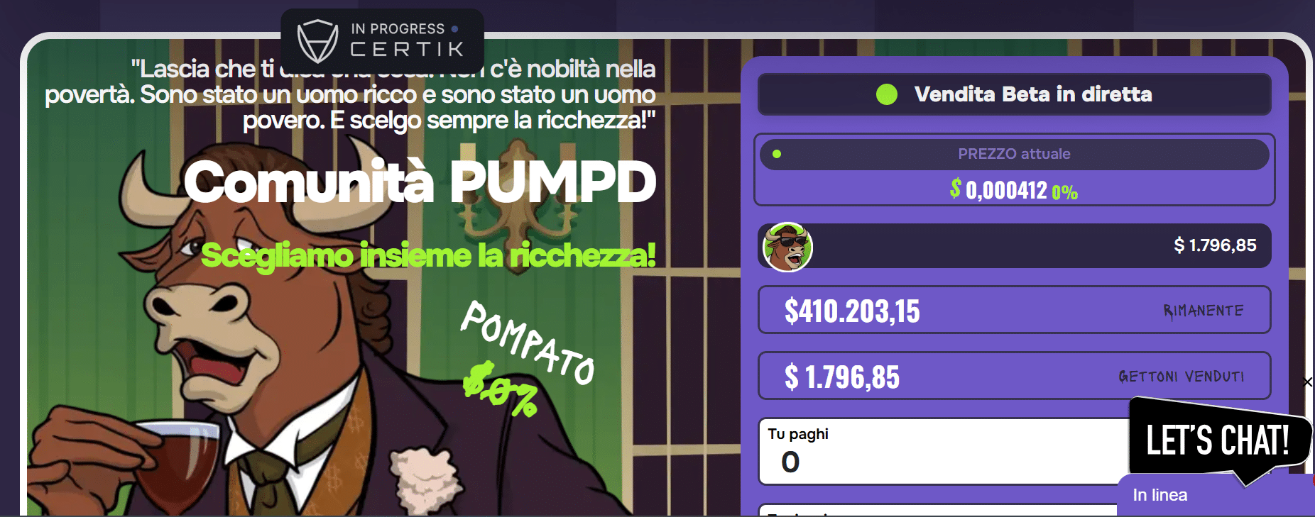 PUMPD È la Meme Coin che Aumenta Ogni Volta che BTC Guadagna l'1%: Ricompensa Quotidianamente i ...