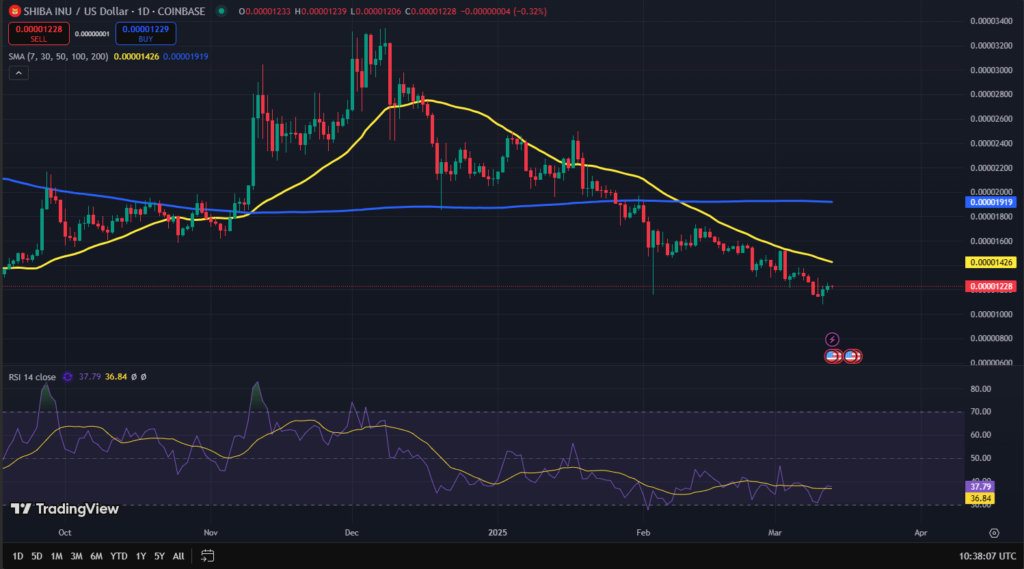 Shiba Inu koers stijgt 13%: bullish herstel voor memecoins?
