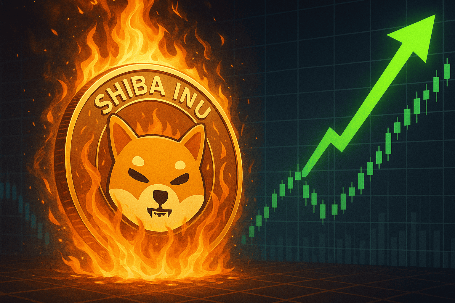 Shiba Inu koers stijgt na record burn, komt er een breakout of niet?
