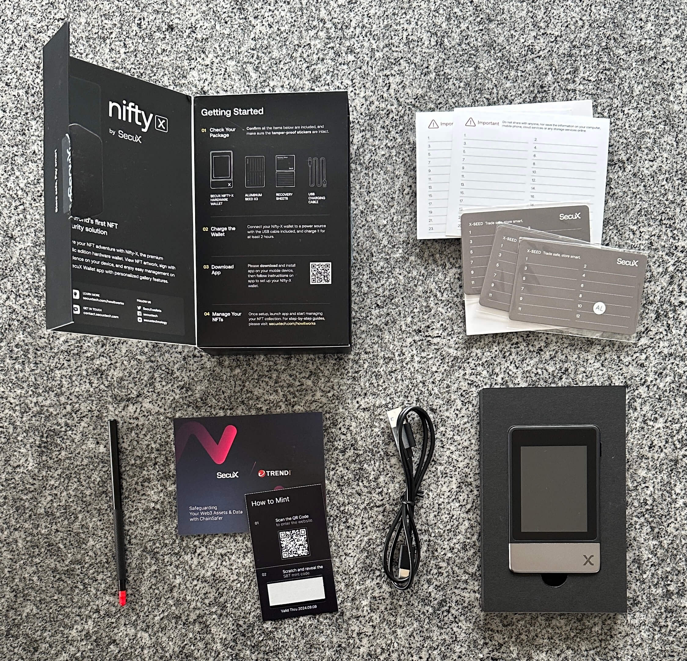 SecuX NiftyX & V20 Review (2024 updated)