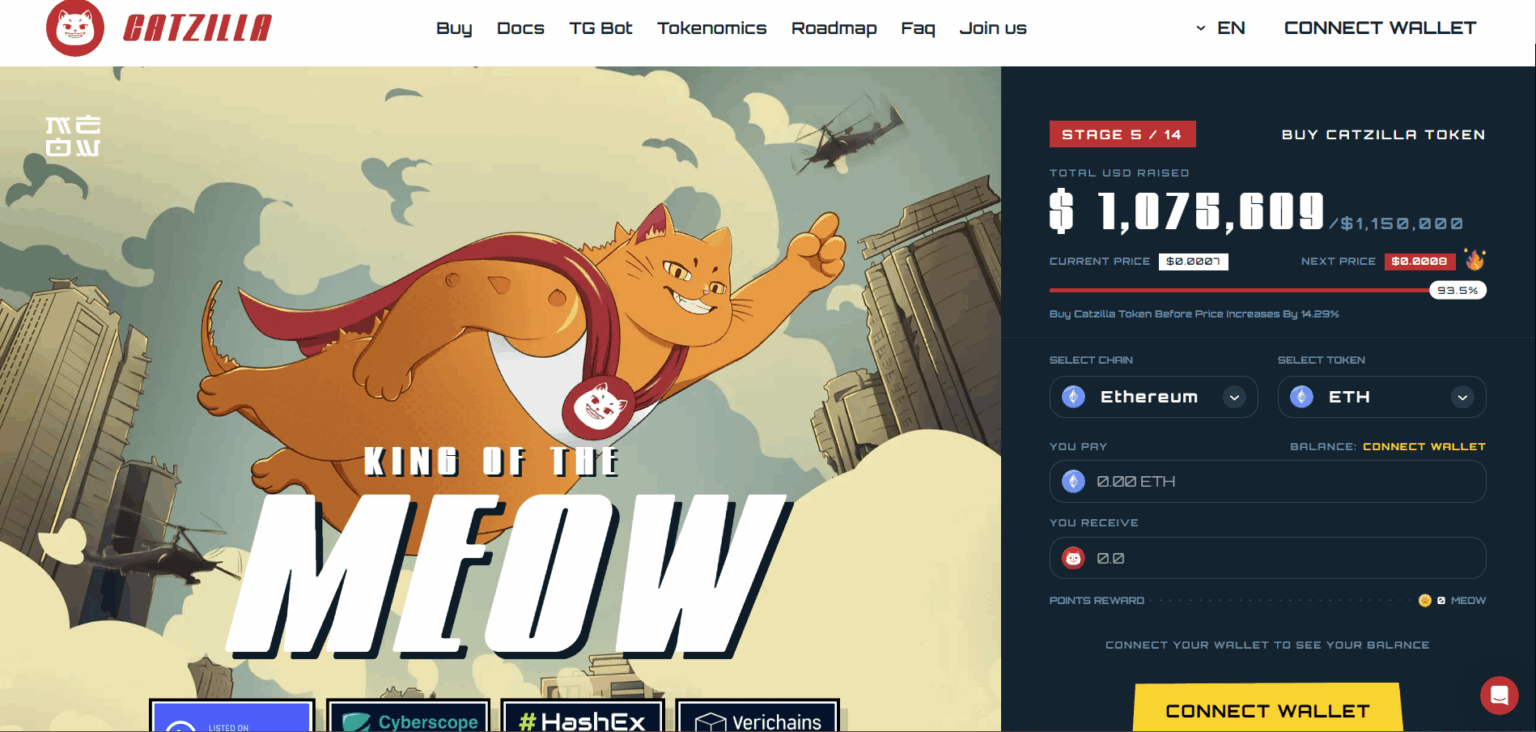 How to Buy Catzilla ($CATZILLA): Price Prediction & Better Picks!