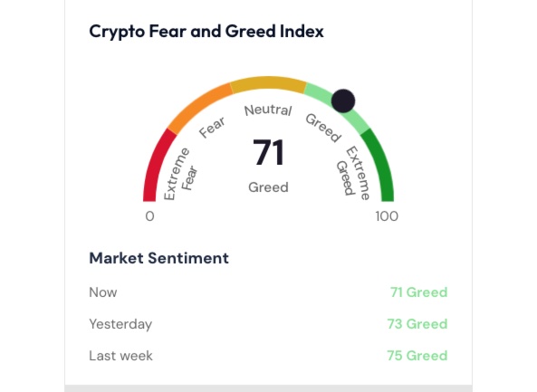 Crypto Fear and Greed Index by 99Bitcoins