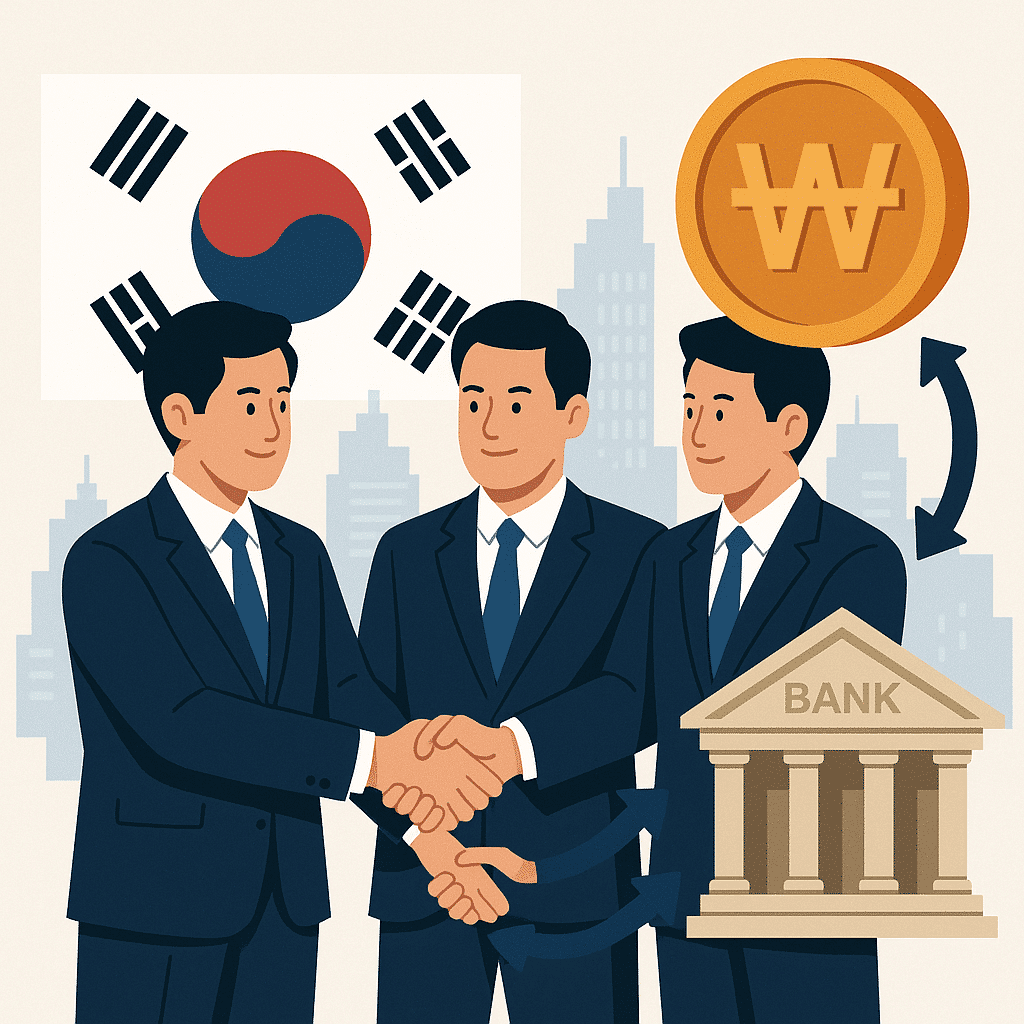 Won-Backed Stablecoin Backed by an 8 Bank Consortium in Korea