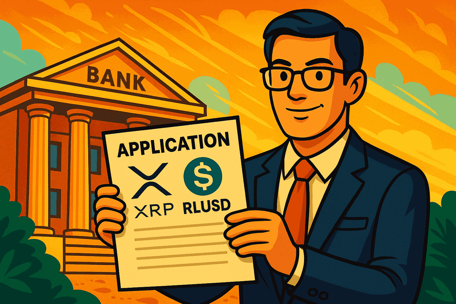 Ripple Files for U.S. Banking License for XRP and RLUSD
