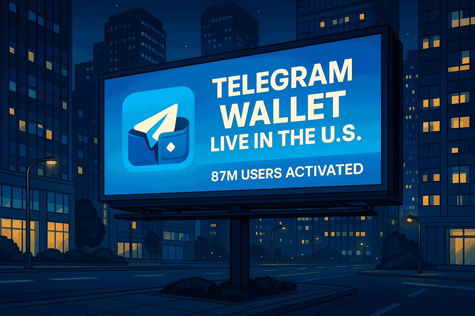 Telegram Crypto Wallet Launches in U.S. for 87 Million Users