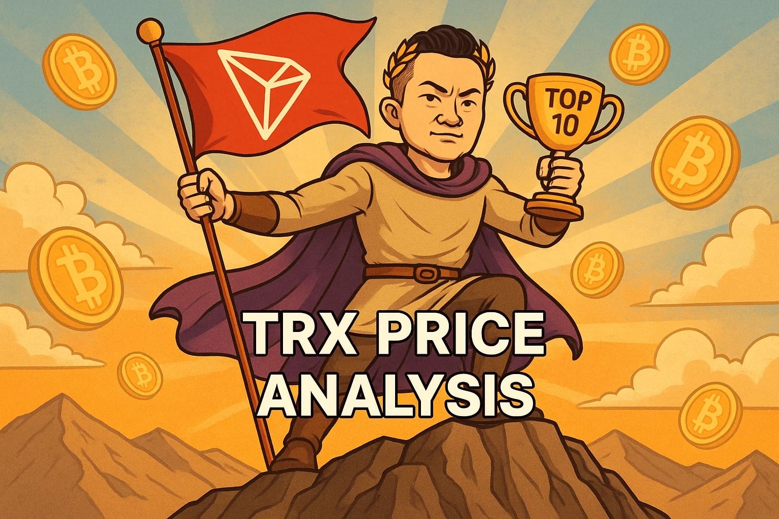 TRX Price Analysis: Justin Sun Tron Standing Strong at Top 10 - 99Bitcoins