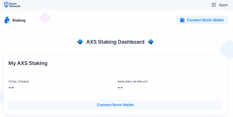 Axie Infinity Staking: How to Stake AXS in 2025
