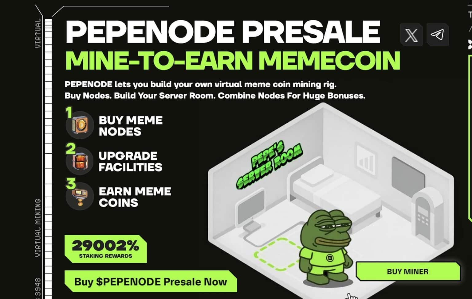 Crypto Mining Simplified: PEPENODE Could Be the Next PEPE to Explode ...