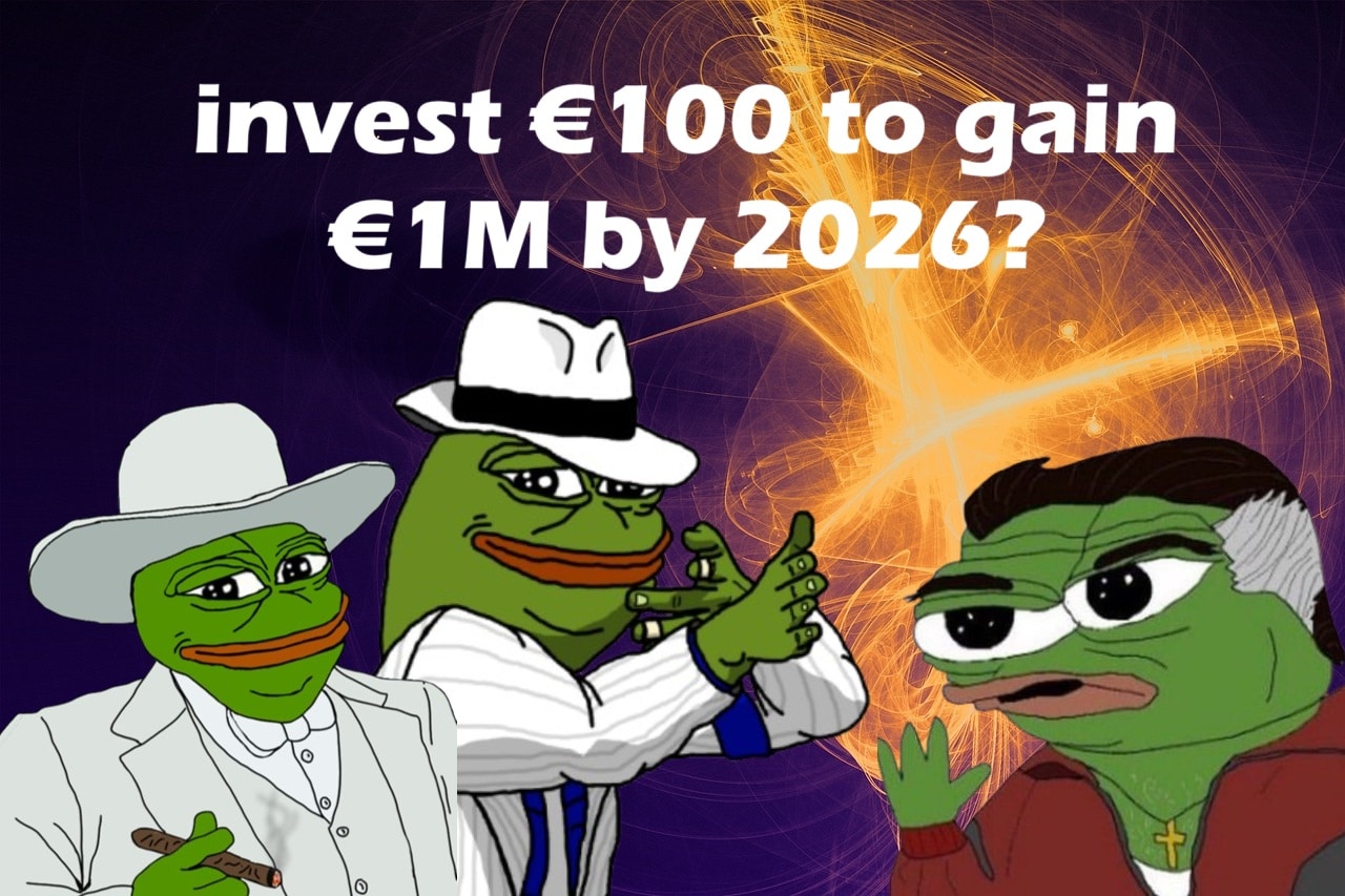 Invest €100 Today to Target €1M by 2026: AI's Top Crypto Picks