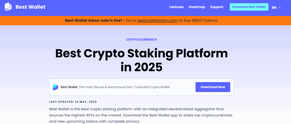 Bitvavo Staking Review 2025: Features & Rewards