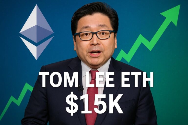 Ethereum Drop Almost 5%: Tom Lee Crypto Says ETH Going 15K - 99Bitcoins