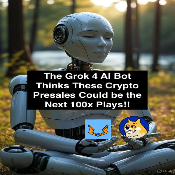 AI Bot Grok 4 Recommends The Best Crypto Presales To Invest In