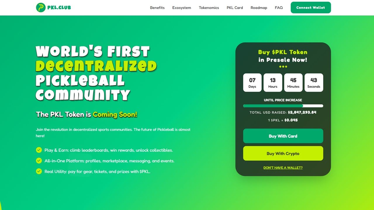 How to Buy PKL.CLUB in Presale & PKL Price Prediction - 99Bitcoins