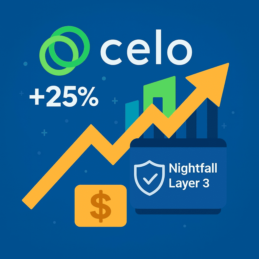 Celo Crypto Jumps 25% After Nightfall Layer 3 Goes Live