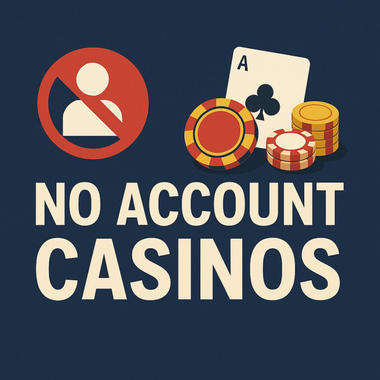 Best No Account Casinos in 2026 – Instant Play, No Registration