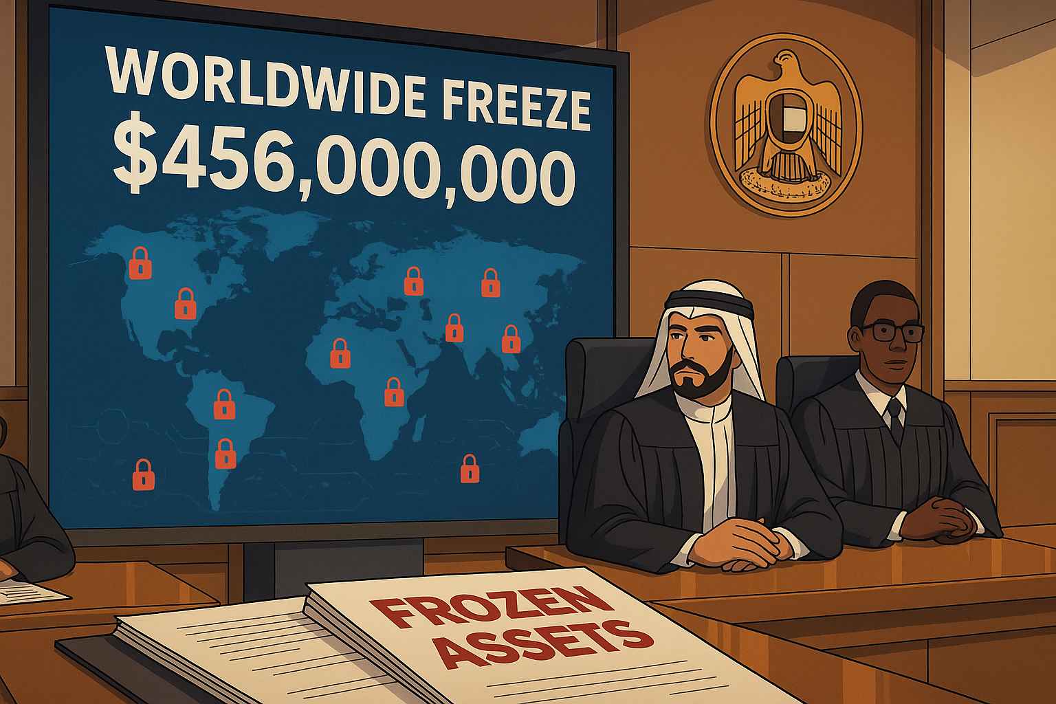 Dubai Freezes $456M in TrueUSD Reserve Dispute Linked to Justin Sun - 99Bitcoins