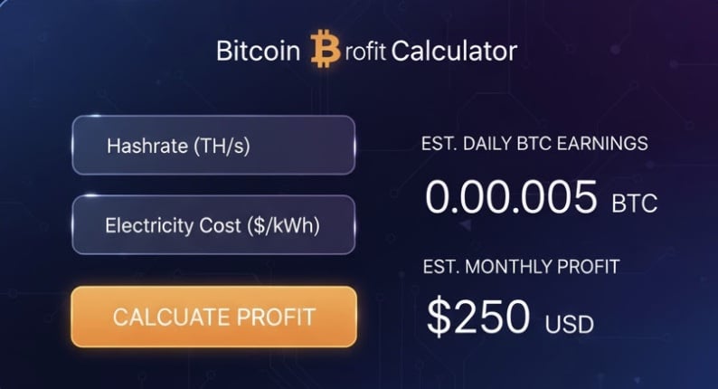 Bitcoin Hashrate Calculator