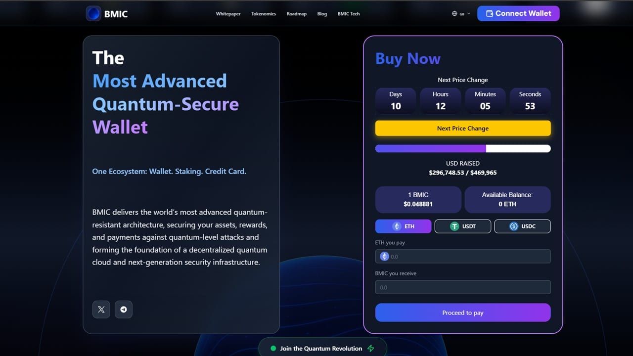 BMIC (BMIC) Price Prediction 2026, 2027, 2030 - 99Bitcoins