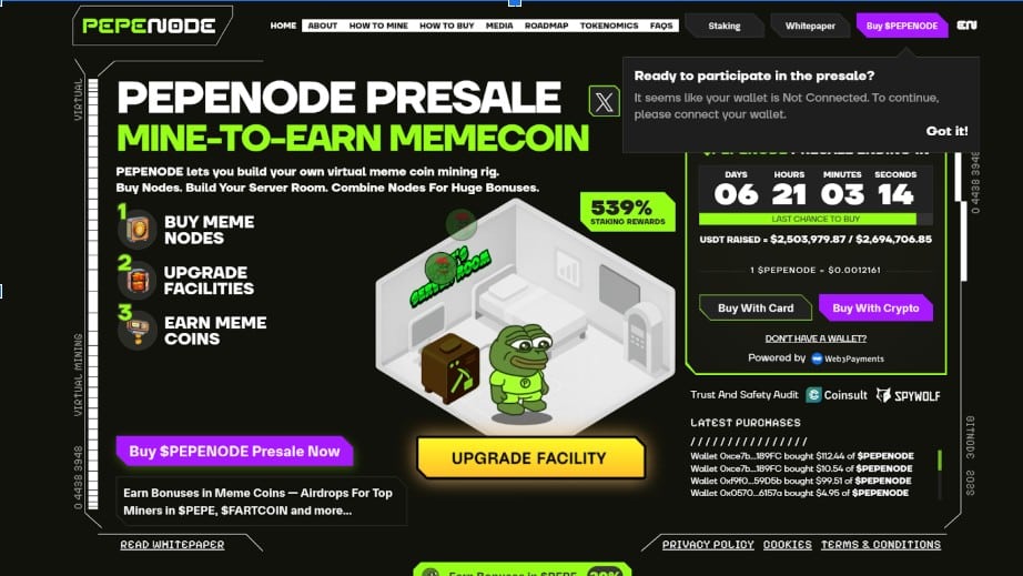 PepeNode Presale Enters Final Countdown As Staking APY Hits 539%: 7 ...