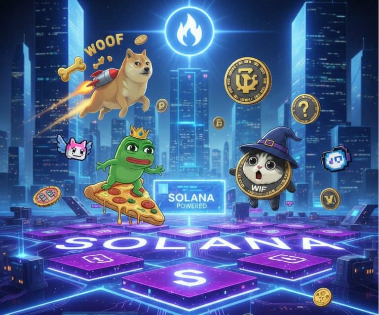 Solana DEX Volumes Spike on Meme Coin Frenzy