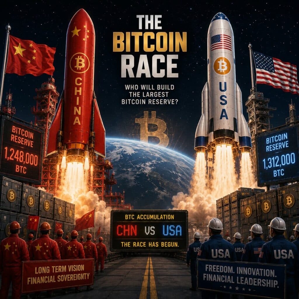 Bitcoin News Today: the US and China are in a Crypto Space Race
